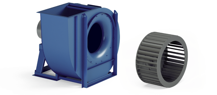 MZAspiratori - Industrial Centrifugal Fans - Low Pressure - CA Series